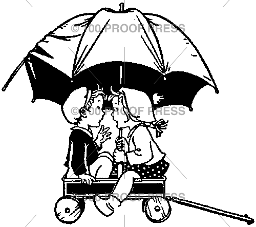 1928 Kids in Wagon – 100 Proof Press