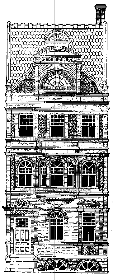 3287 Brownstone with Circular Protrus – 100 Proof Press