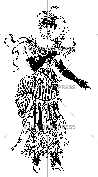 5464 Jester Lady – 100 Proof Press