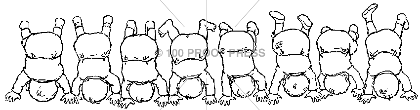 5623 Baby Handstands – 100 Proof Press