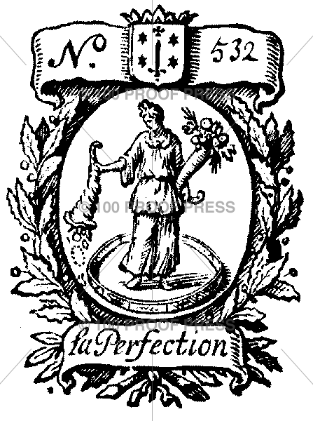 5716 Perfection Emblem – 100 Proof Press