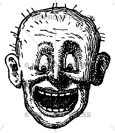 5733 Prickly Face – 100 Proof Press