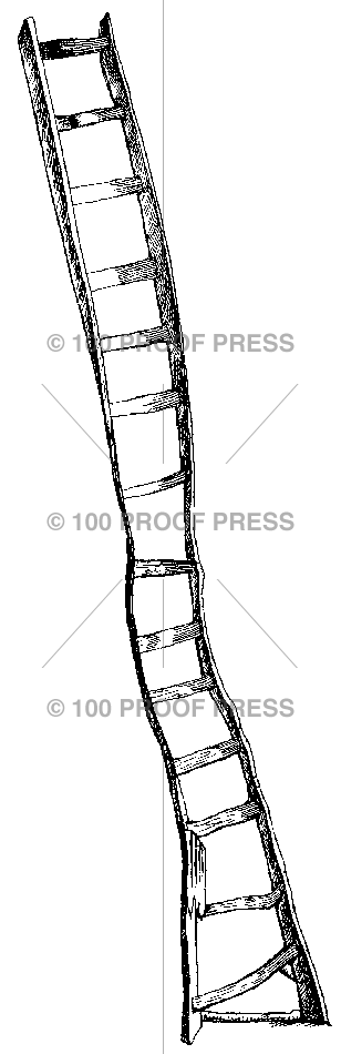 5947 Rickety Ladder – 100 Proof Press