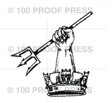 6608 Hand with Pitchfork – 100 Proof Press